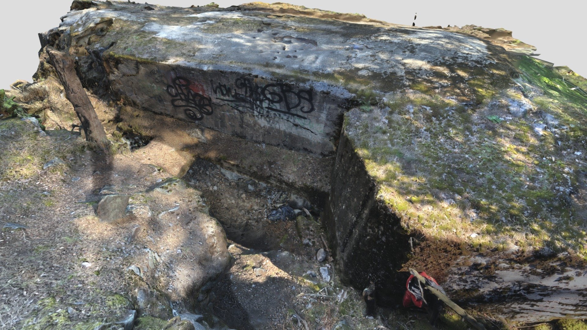 WW1 machine gun post Rajakylä, Vantaa, Finland - Download Free 3D model ...