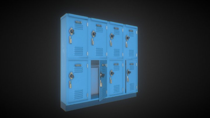 Lockers 3D models - Sketchfab