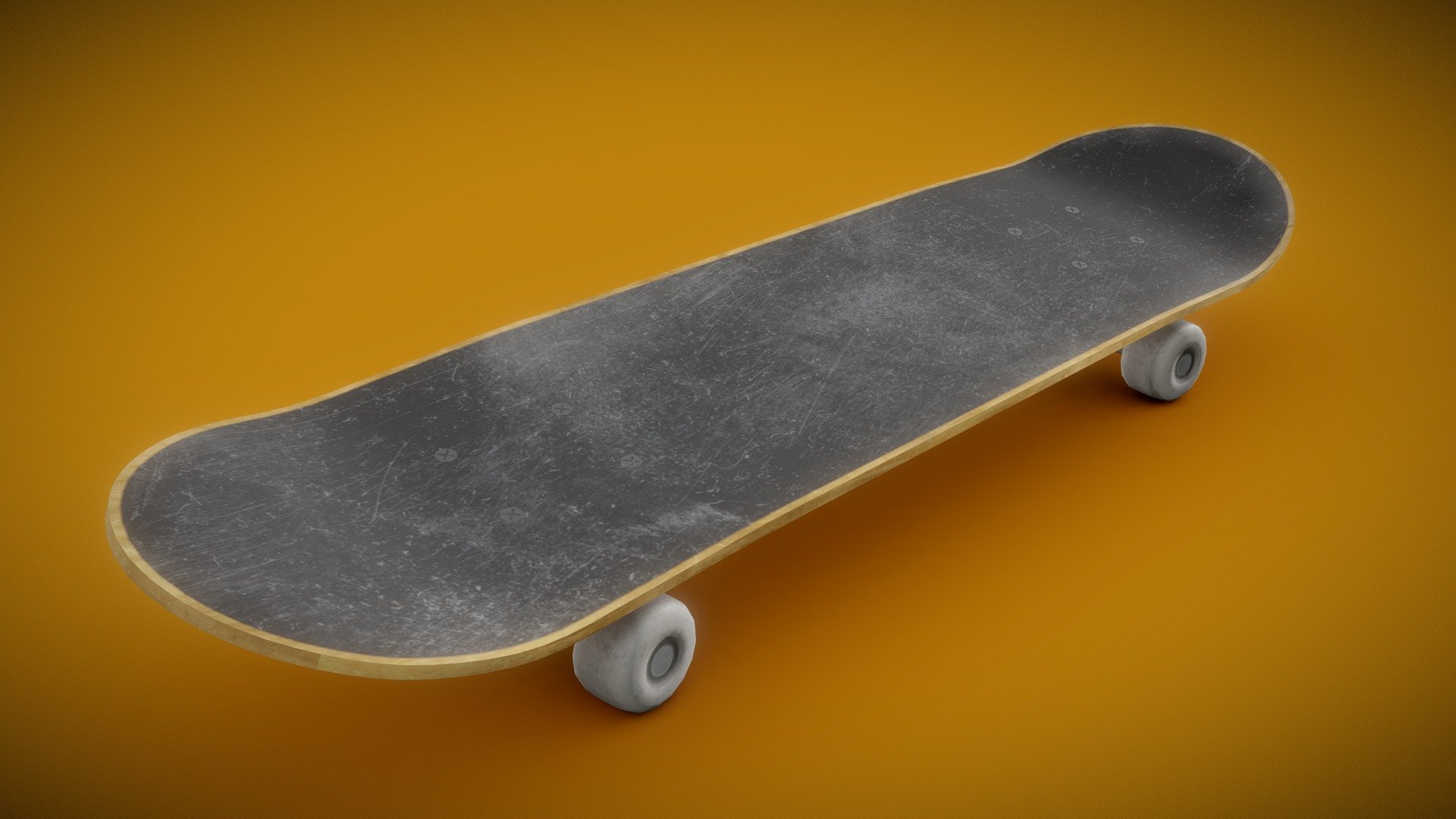 Skateboard | Lowpoly Game Ready Asset - Buy Royalty Free 3D model by ...