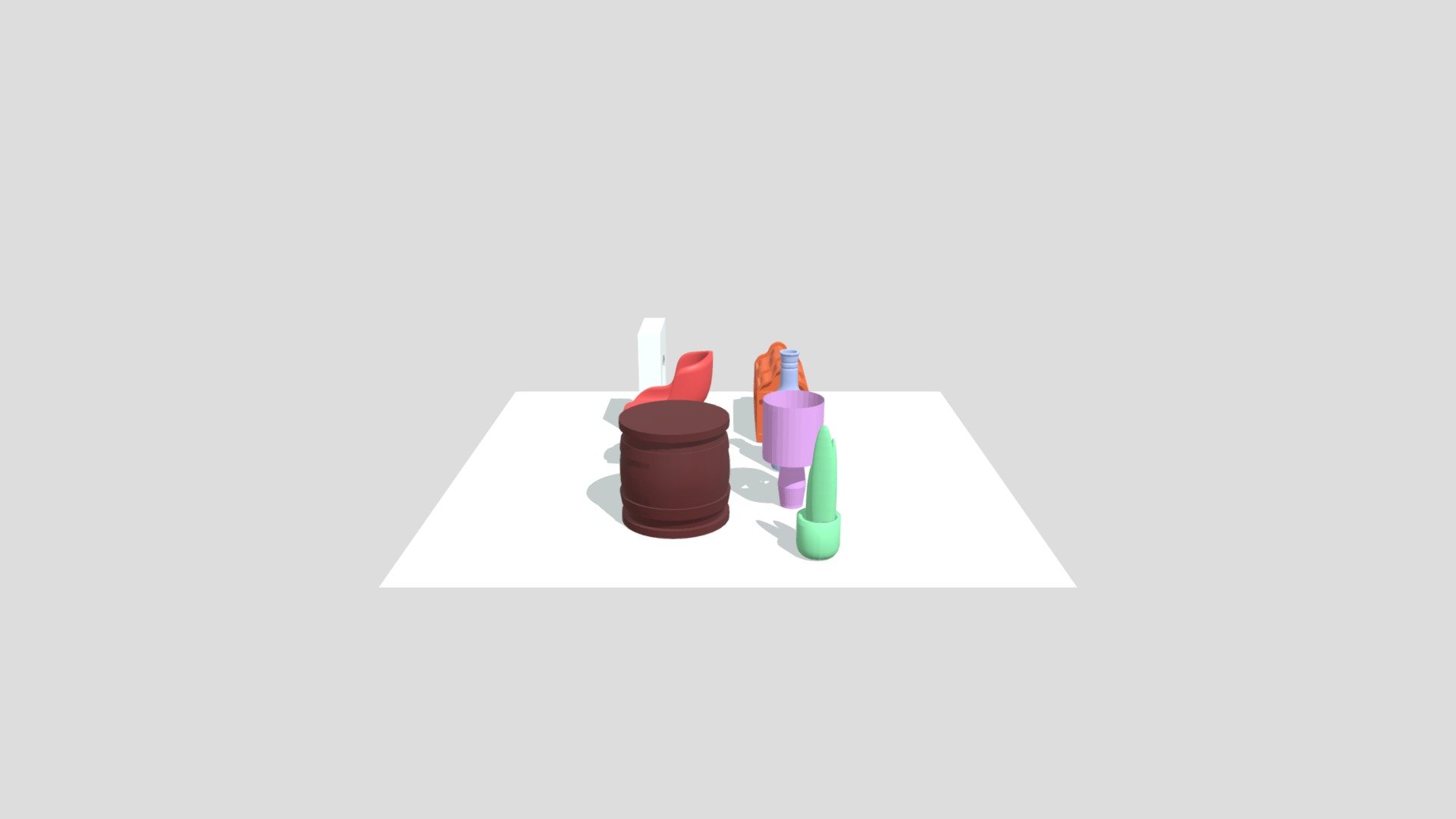 some random objects i made while learning lol - 3D model by ...