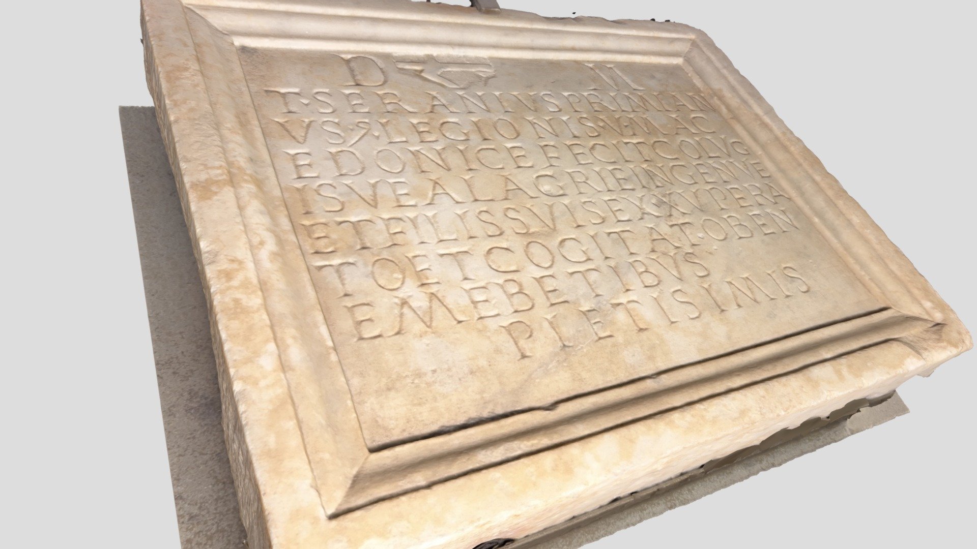 Roman Tablet - 3D model by Grooveholmes [5dc6c86] - Sketchfab