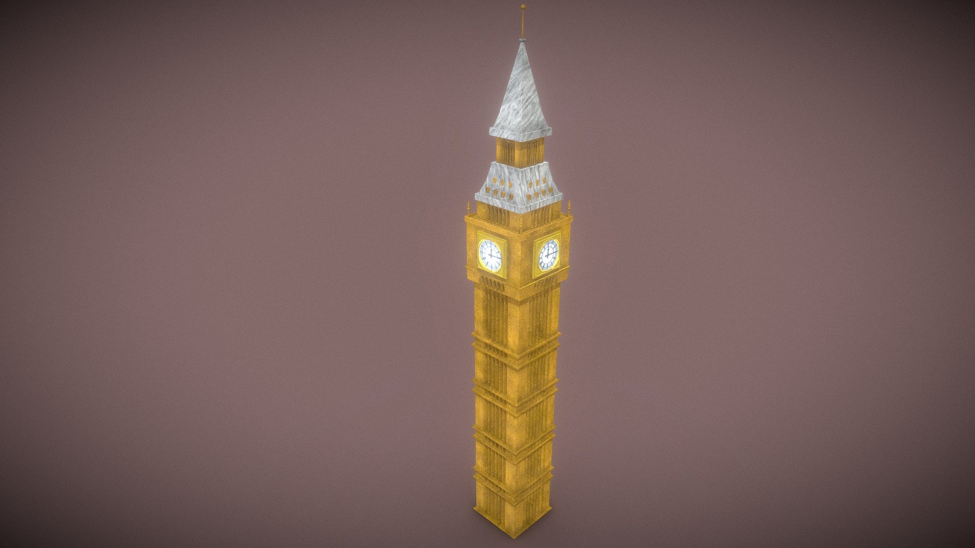 Big Ben - 3D model by M.G. (@MGrafen) [5dc7ba8] - Sketchfab