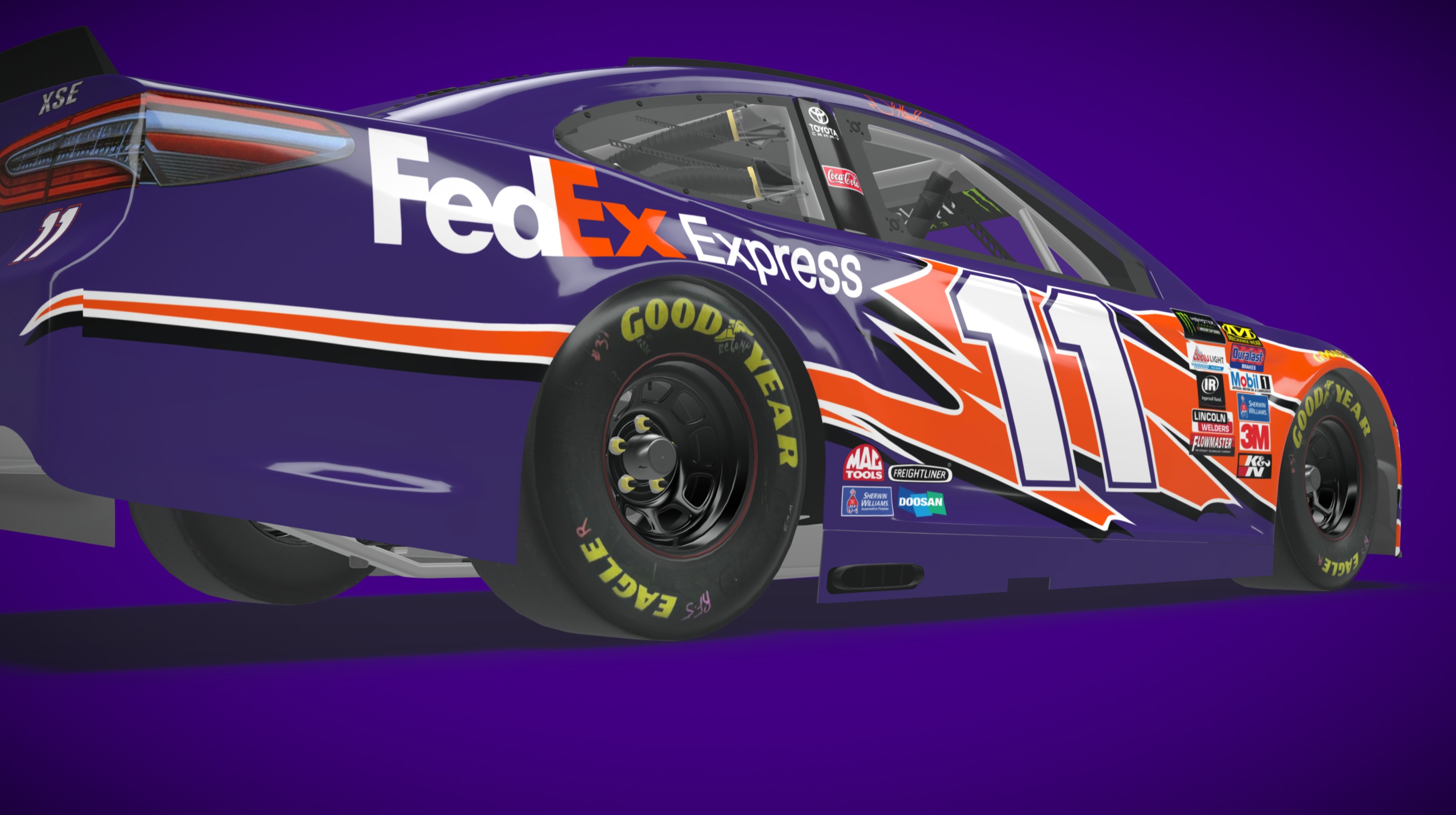 No.11 FedEx Express Toyota Camry 2017 - 3D model by Joe Gibbs Racing ...