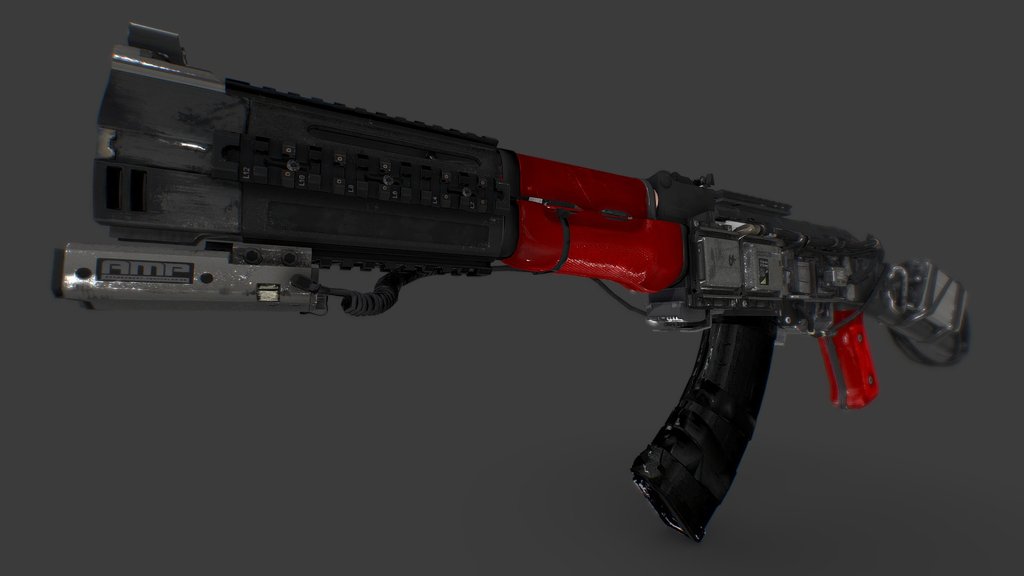 dl - weapons - guns - sci-fi - A 3D model collection by Antoine Patel ...