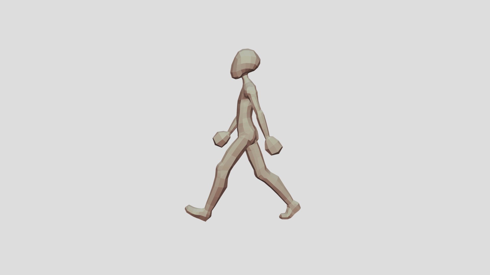 Simple Character Walk v2 - Download Free 3D model by MatK [5dc99b6 ...