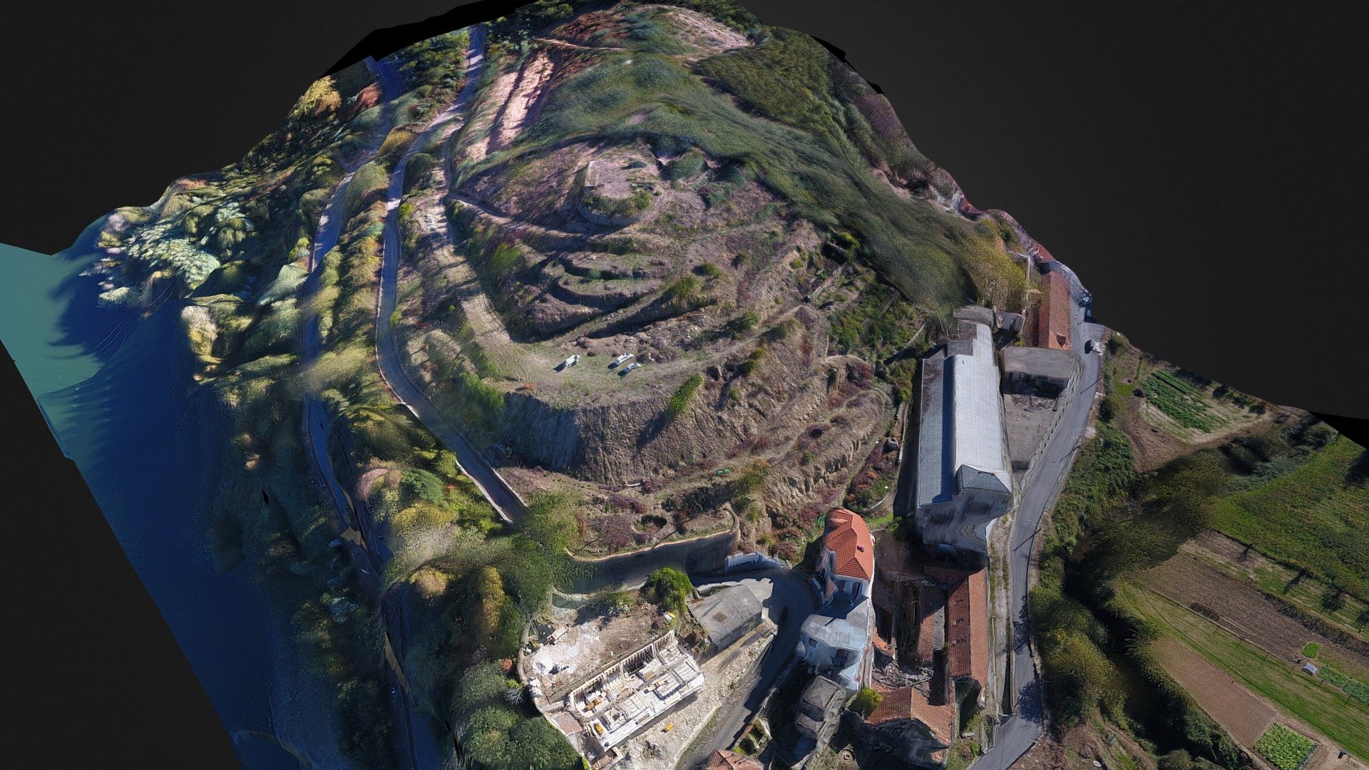 Modelação de Taludes com Drone - Crestuma - 3D model by sig.gaiurb ...