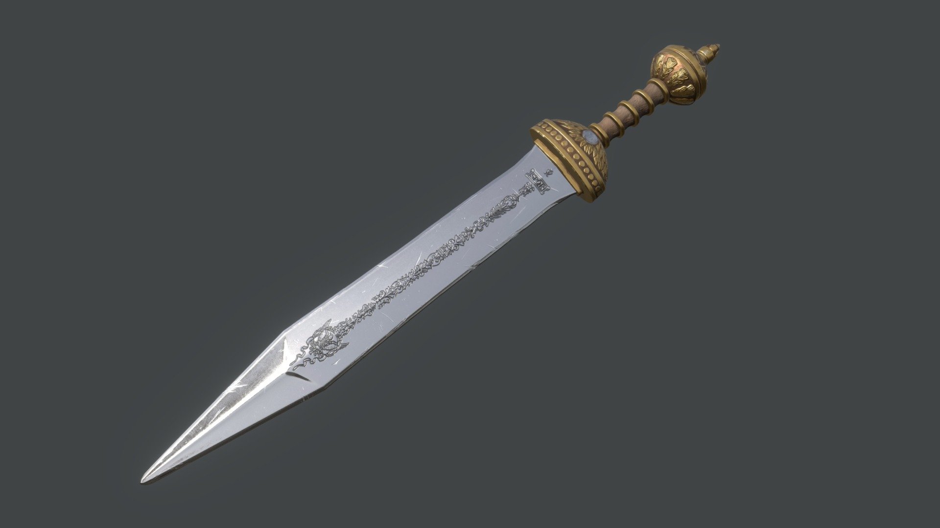 Caesar's Gladius - 3D model by Steenhaut Alex (@SteenhautAlex) [5dcb261 ...