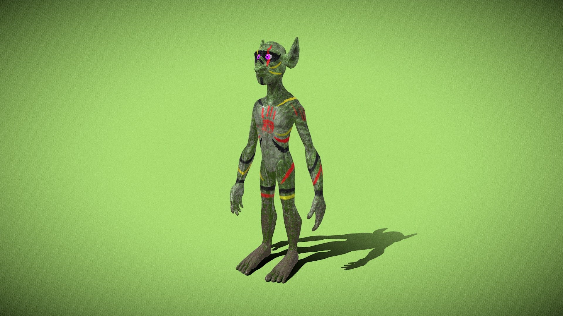 Jungle Goblin (Not Rigged) - 3D model by rmns (@rnms1203) [5dcbfa3 ...