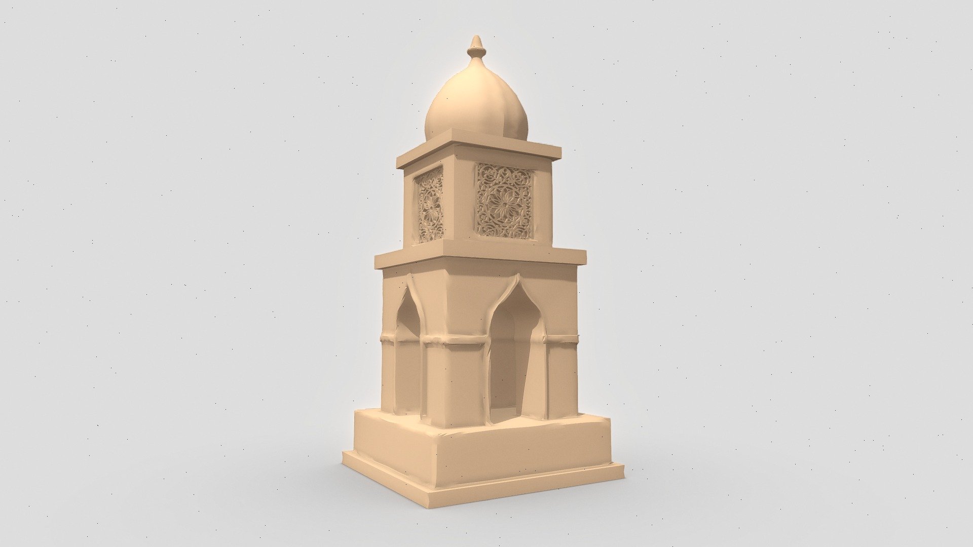 Arabic Traditional tower - Download Free 3D model by medbunz [5dcdd1b] - Sketchfab