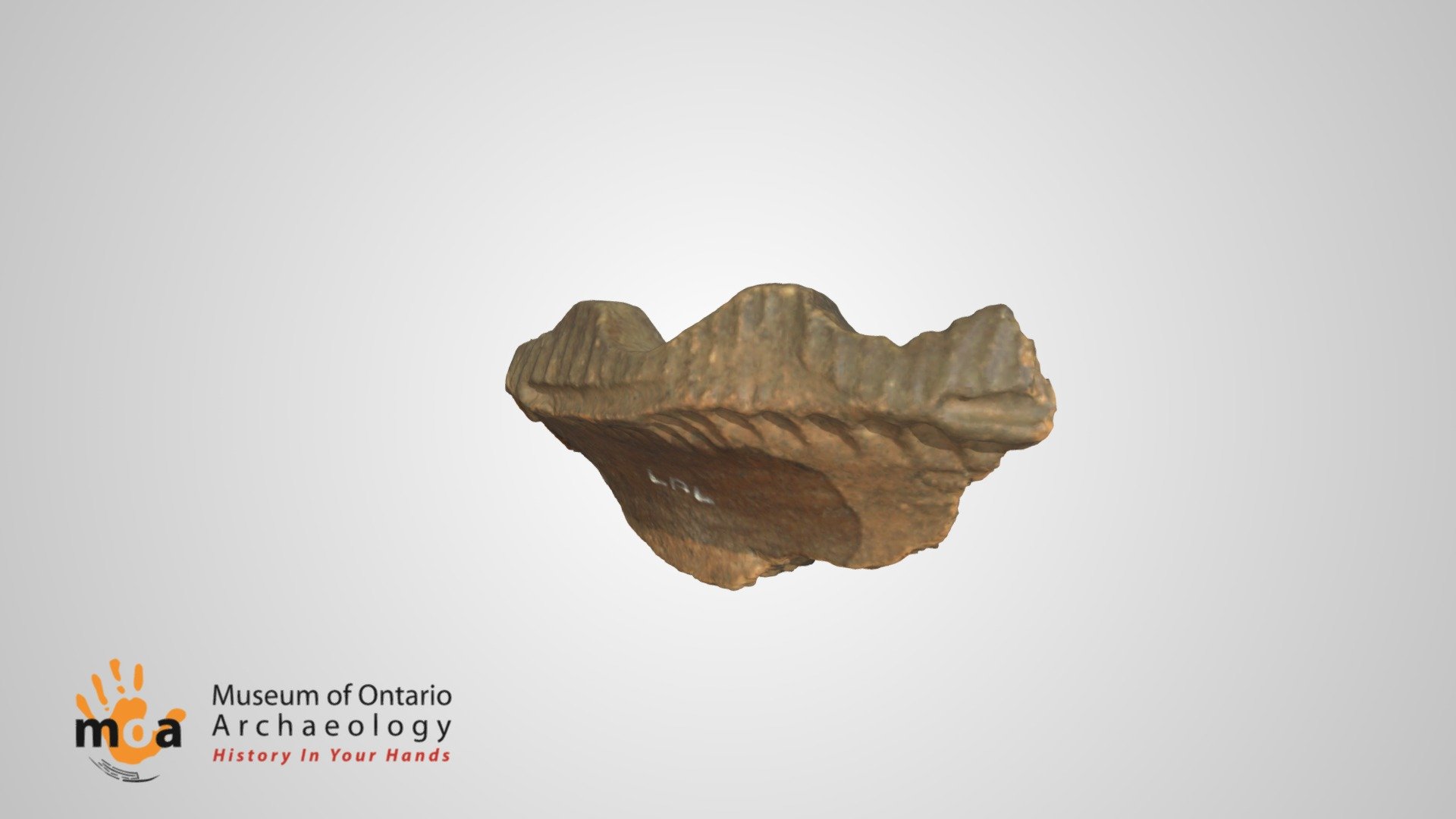 MacMurchy Scalloped Rim Sherd - Lalonde 68-1001 - 3D model by ...