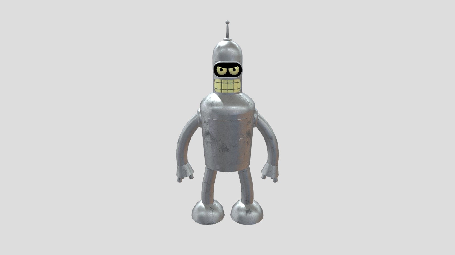 Bender - Futurama - 3D model by Angel (@ang2082508) [5dd20d9] - Sketchfab