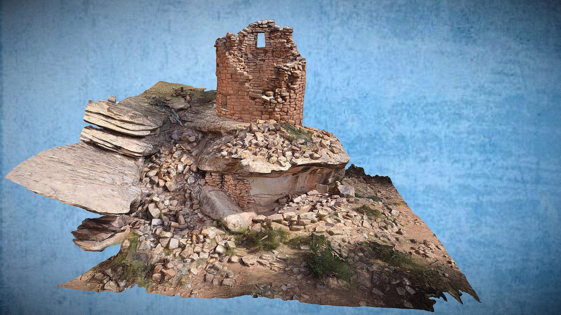 5MT502 Painted Hand Tower 1 - Download Free 3D model by Canyons of the ...