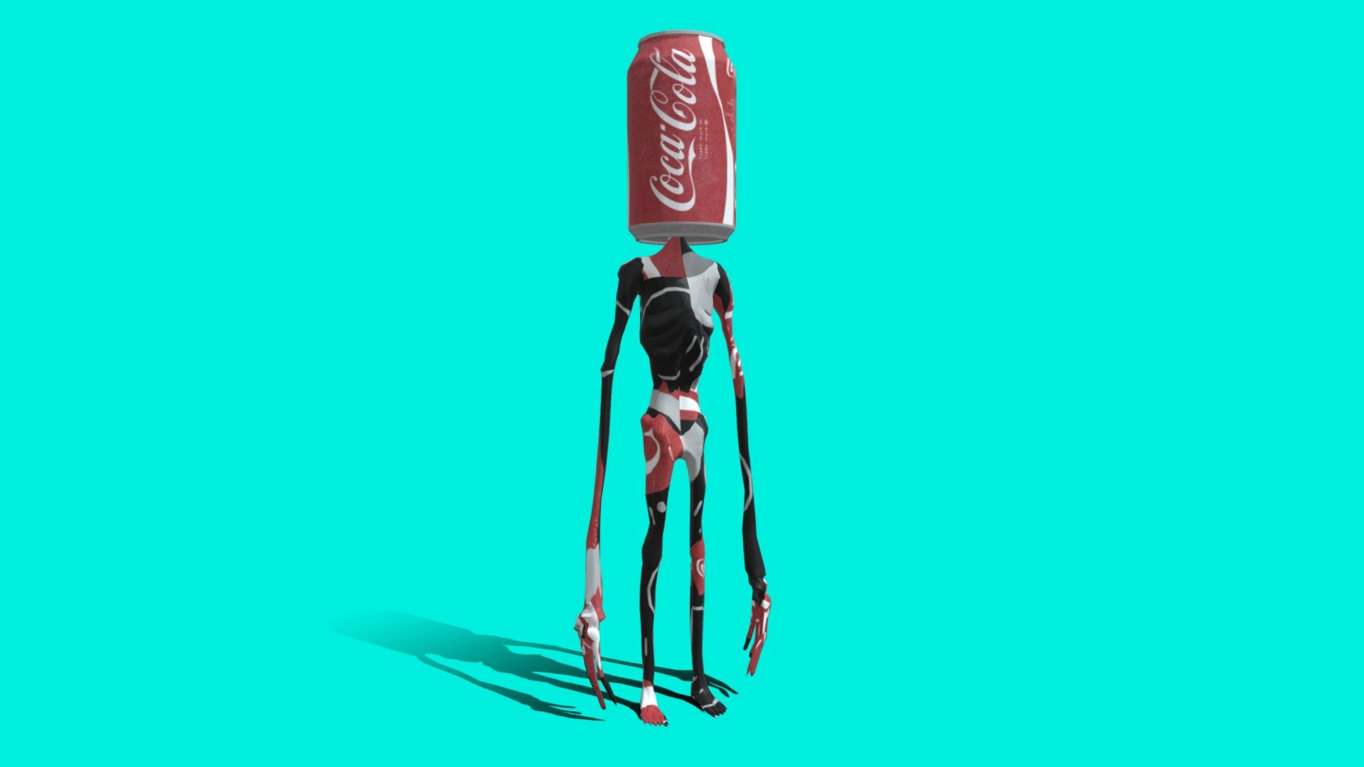 Coca Cola Can Head - Download Free 3D model by Edward Johnson 3 ...