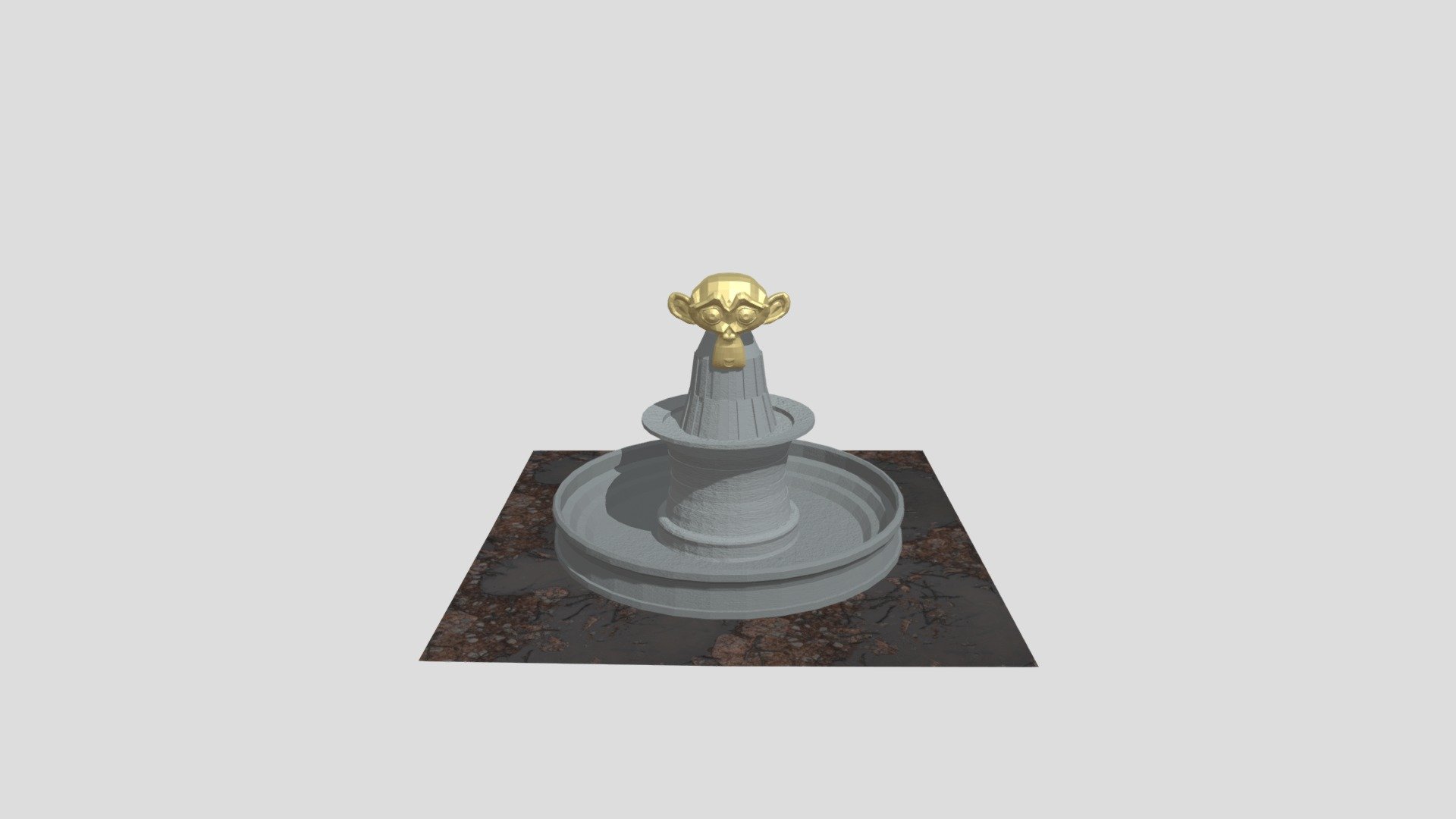 Basic Fountain - 3D model by ZakKasper [5dd447b] - Sketchfab