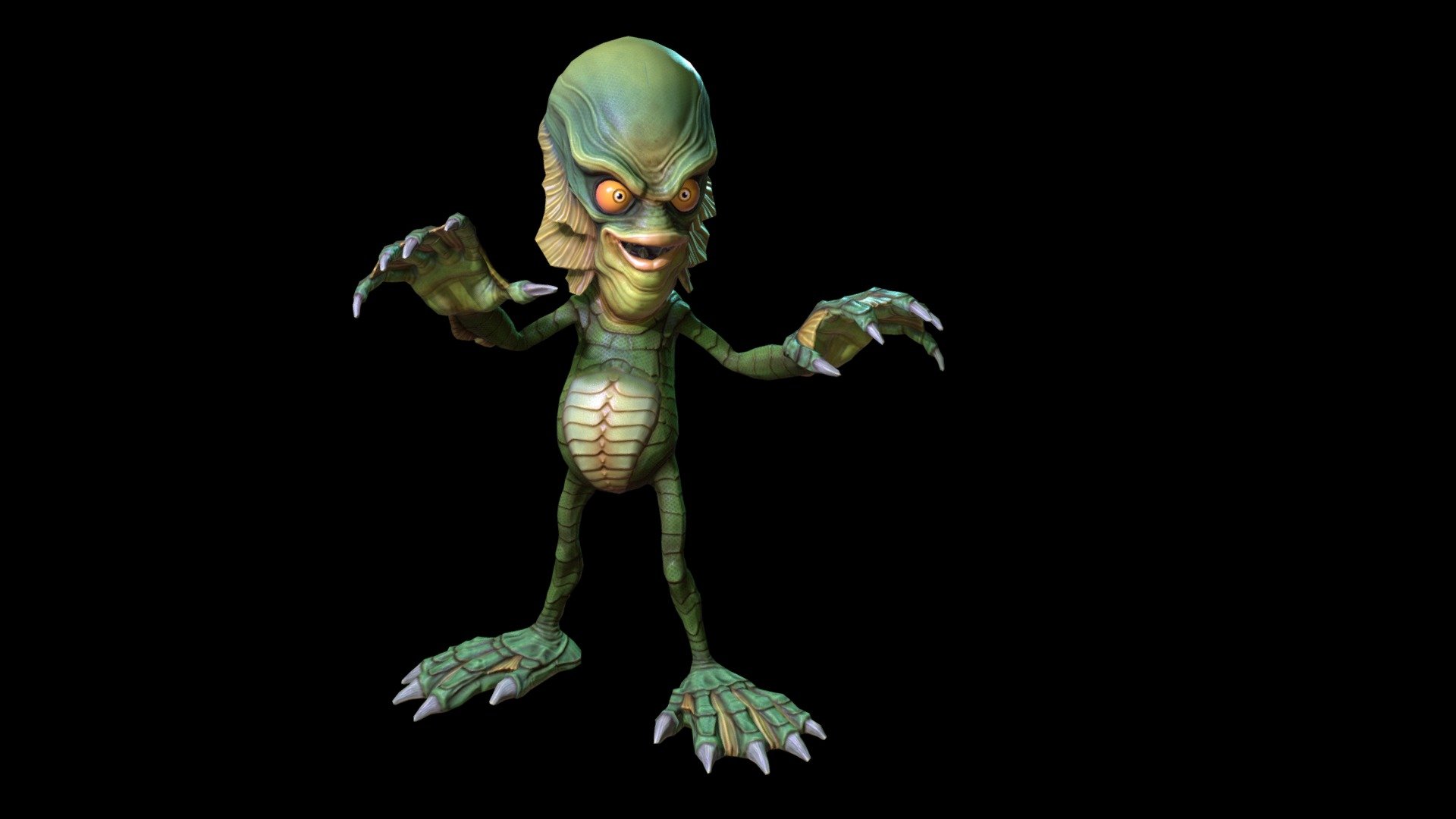 Creature (Body)-Monster - 3D model by Amadeu [5dd68bd] - Sketchfab