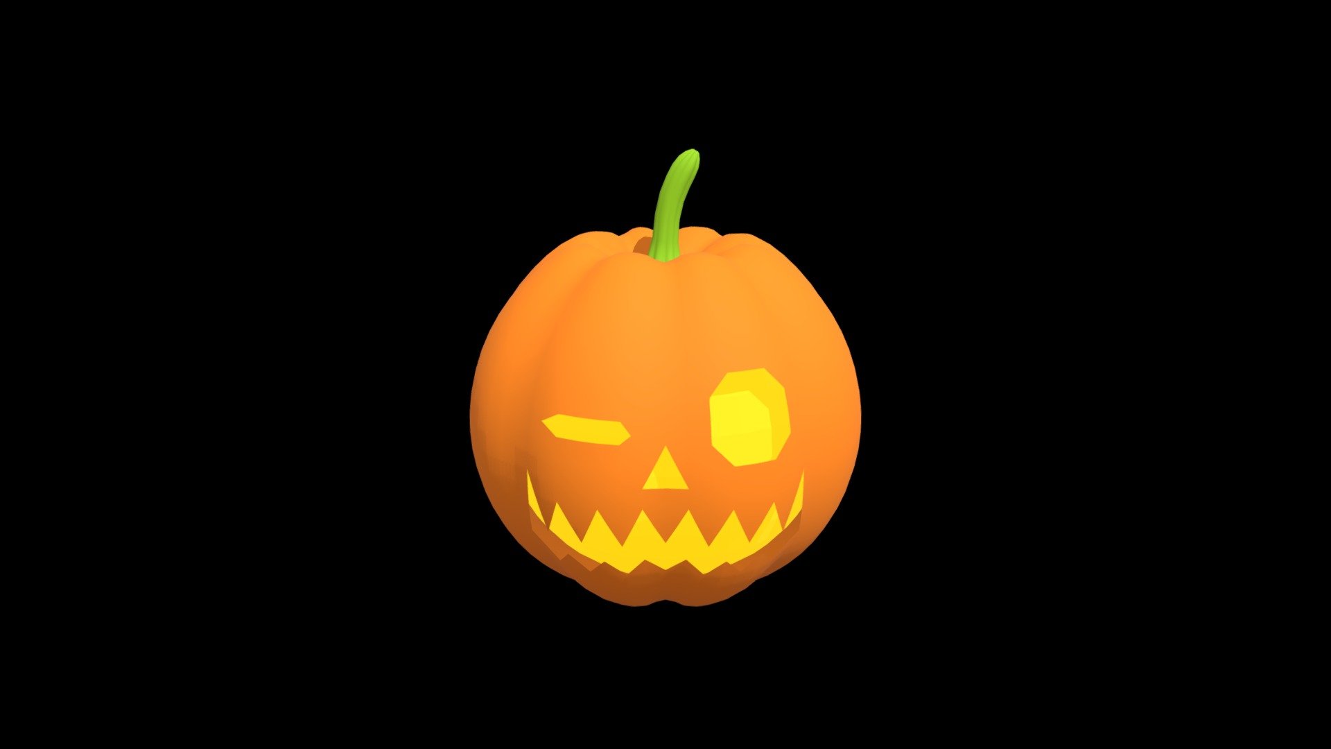 Low-Poly Pumpkin Wink - Download Free 3D model by MyUsernameIsGood ...