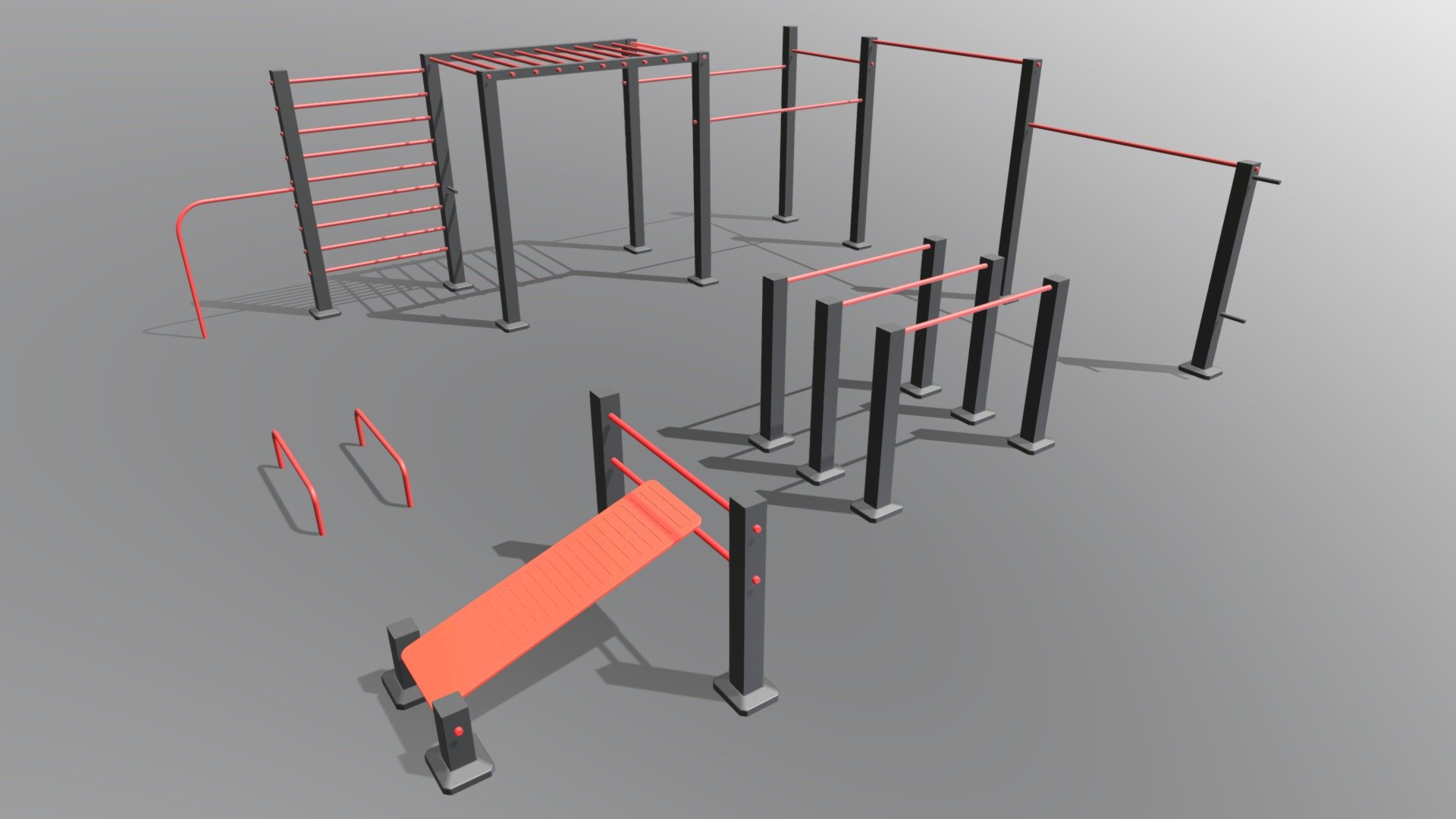 Street Workout - Ref. ST WO 21 - 3D model by Veco Urban Design ...