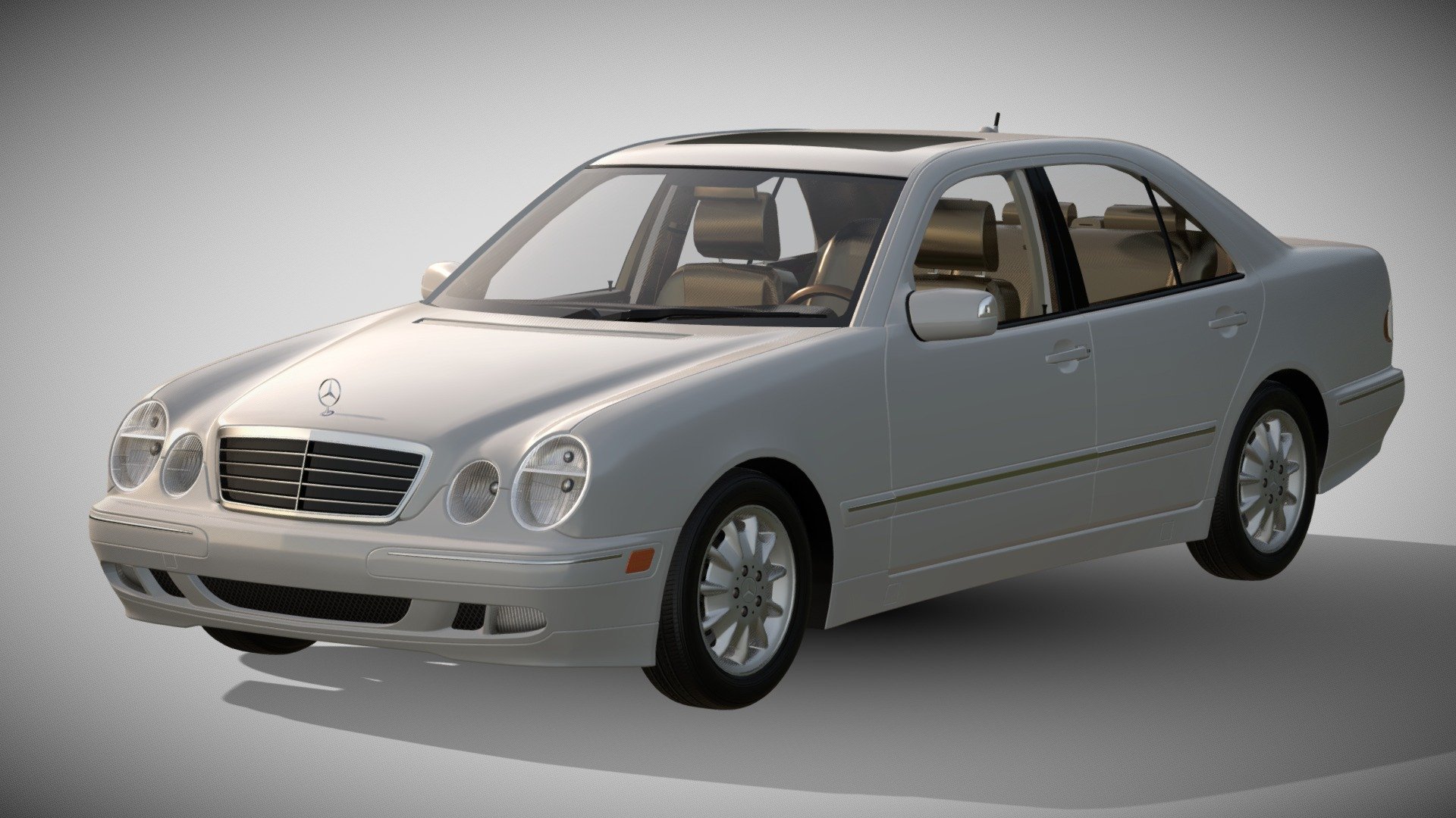 2002 Mercedes-Benz E320 W210 4Matic Sedan - Download Free 3D model by Ddiaz Design (@ddiaz ...