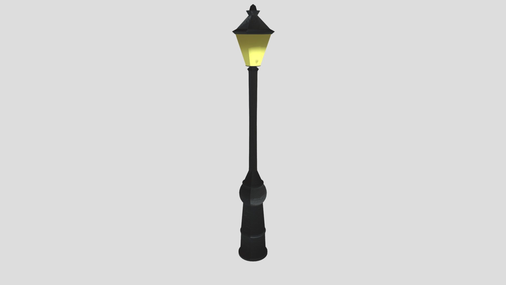 Lamppost - Download Free 3D model by sebastian.zapart [5dde6b1] - Sketchfab