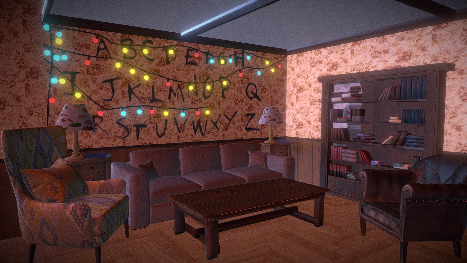 Stranger Things - 3D model by skumbriya [5ddf4ad] - Sketchfab