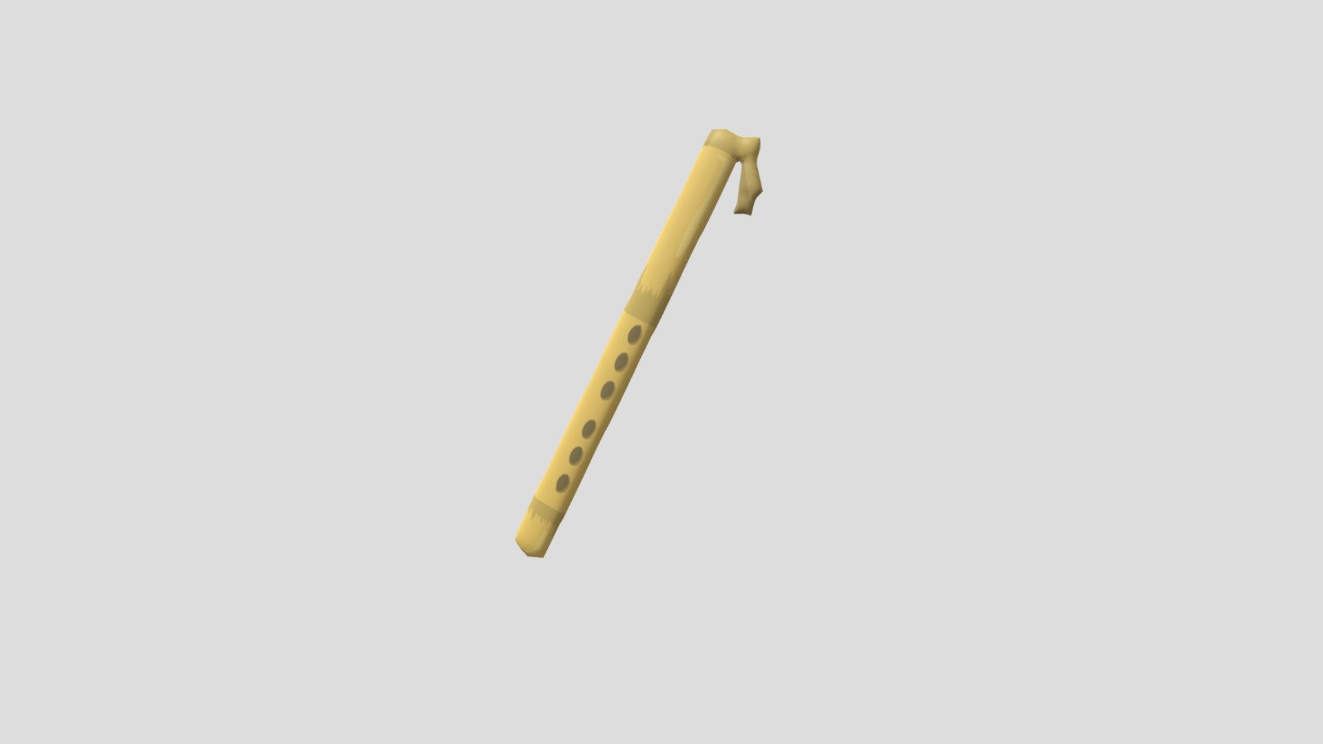 Suling - Alat Musik Tradisional Jawa Barat - 3D model by aznadewi ...