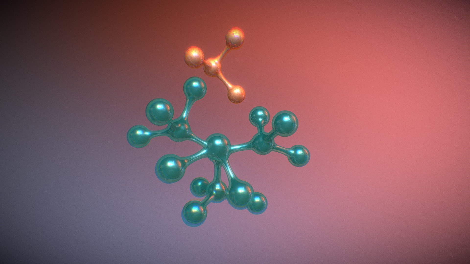 Molecule - 3D model by Pbr_Studio (@pbr.game.ready) [5de49f4] - Sketchfab