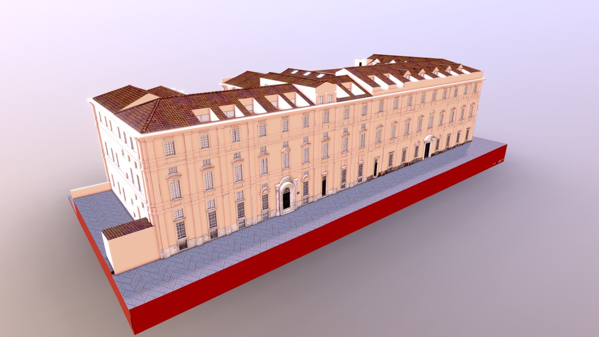 Palazzo Belgrano 3D - 3D model by 400.unica [5de4b05] - Sketchfab