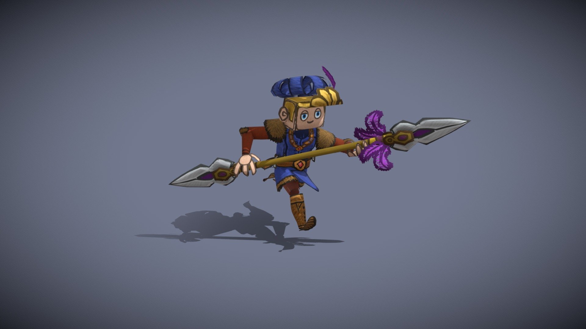 Fantasy Prince hand drawn sketch on paper style1 - 3D model by gcaruso ...