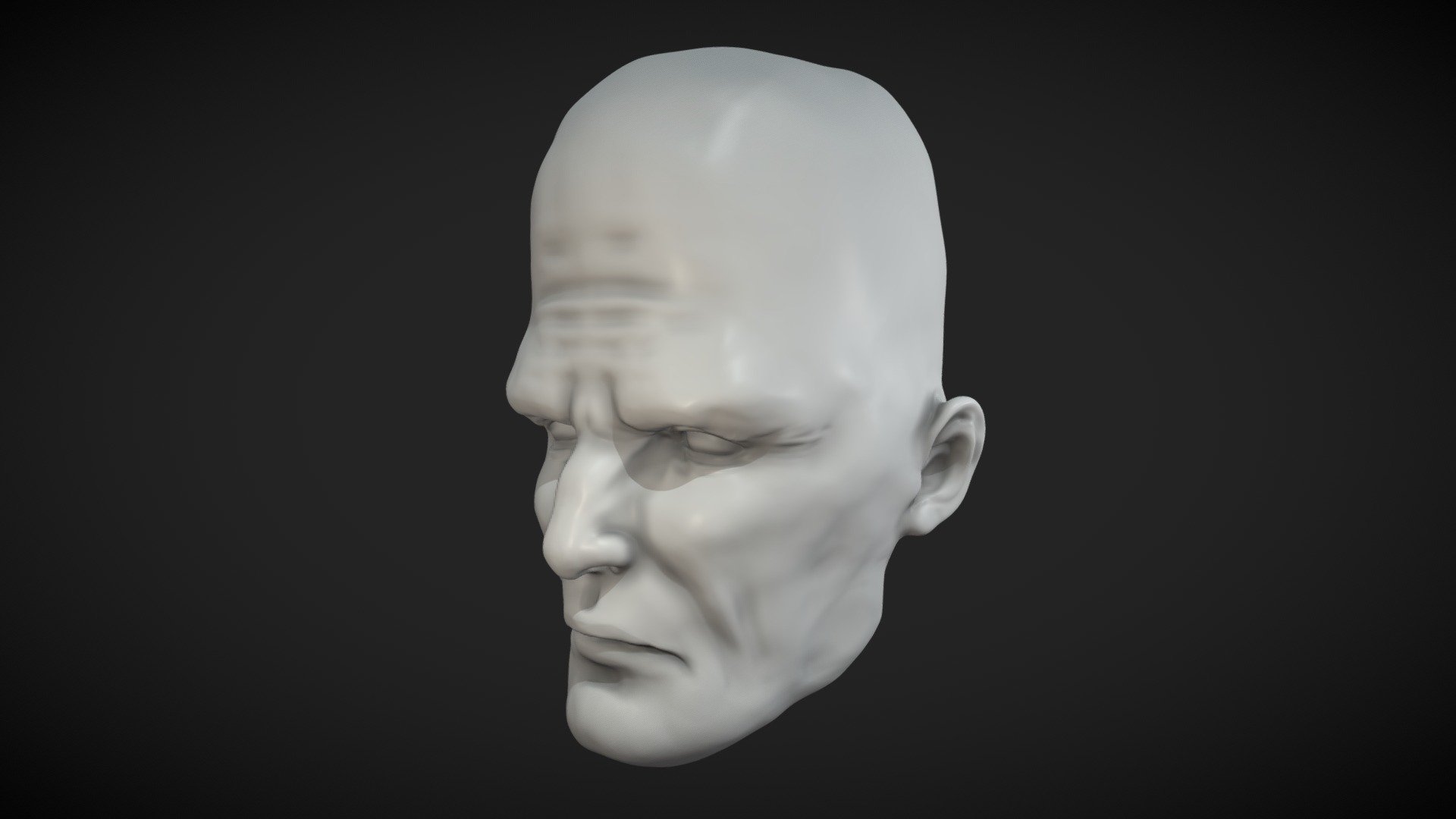 Tall Brain Head Sculpt - Buy Royalty Free 3D model by sketchzombie ...