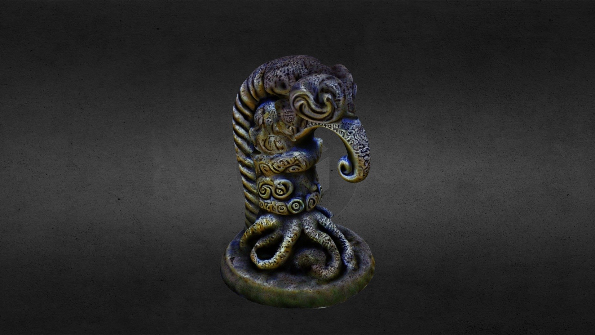 Strange Creature Statue - Download Free 3D model by curiousmagic ...