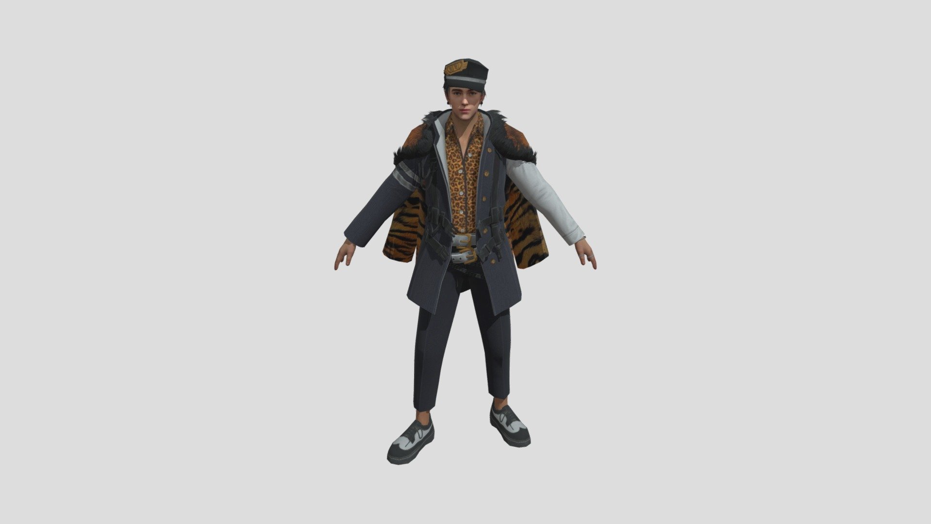 Tiger Clubber Free Fire Bundle - Download Free 3D model by muhecsad ...
