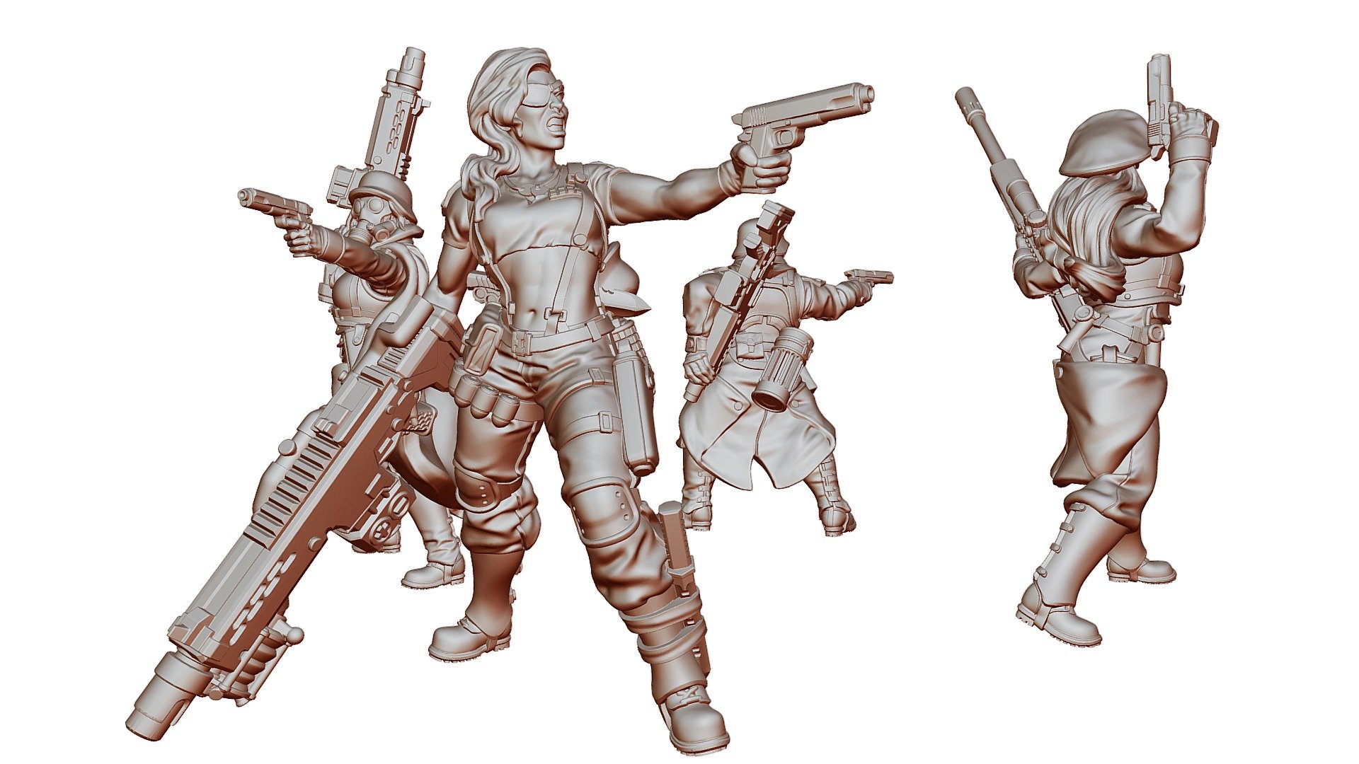 StarCide EoM Officers - 3D model by Archon_Studio (@Archon_Studio ...