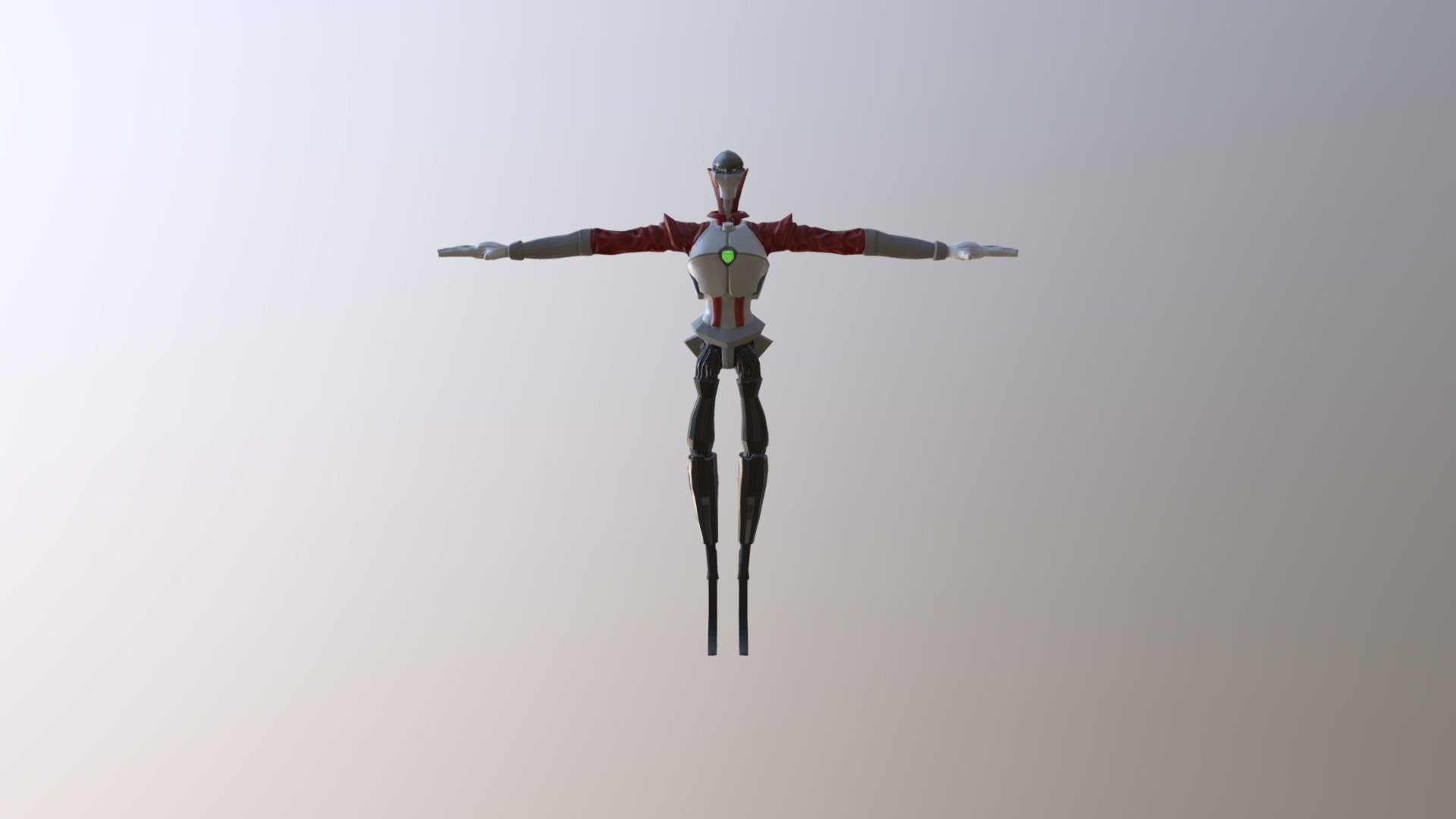 GART 220 Robot Character - Finished - 3D model by Cameron Higgins ...