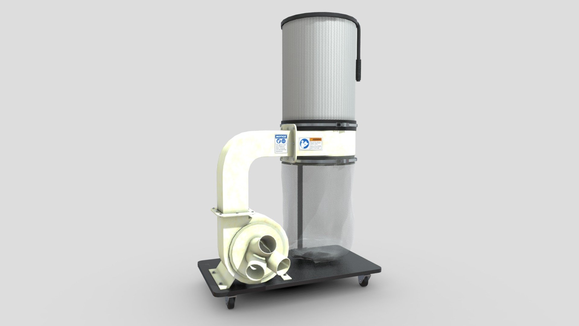 Canister Dust Collector - Buy Royalty Free 3D model by ChakkitPP ...