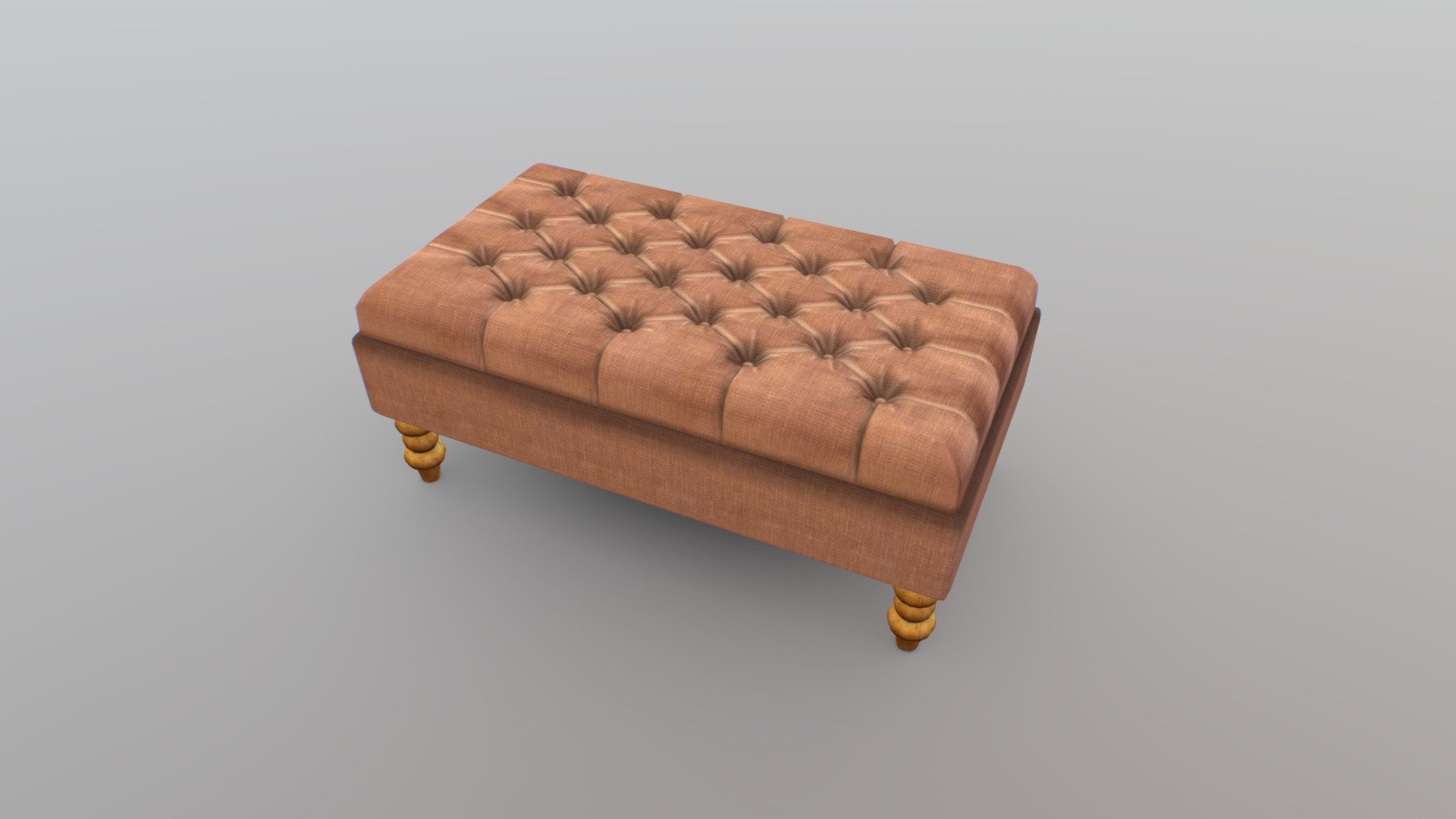 Ottoman 2 - Buy Royalty Free 3D model by bsp [5dee605] - Sketchfab Store