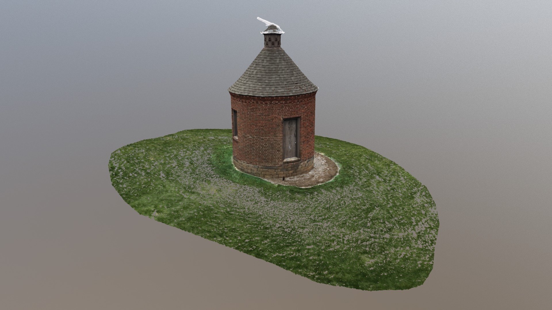 Old Circular Brick Building - Point Cloud - 3D model by EveryPoint ...