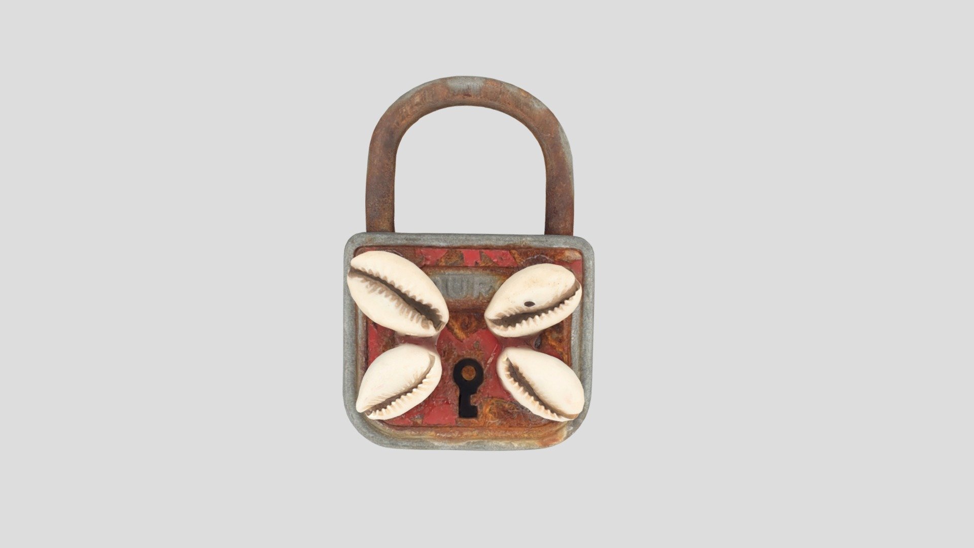 Magic padlock (West Africa) - 3D model by SMA-UniGe [5def54d] - Sketchfab