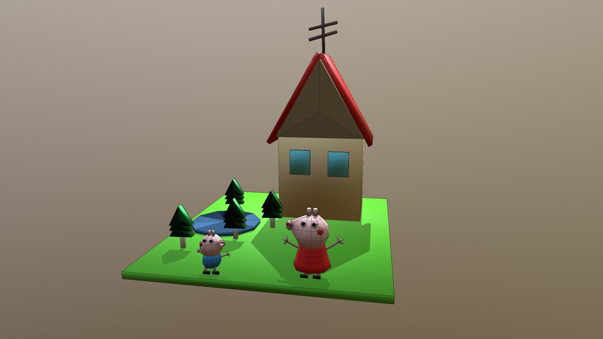 1061448070_楊家瑜_Peppa - 3D model by viviyu [5df06f2] - Sketchfab