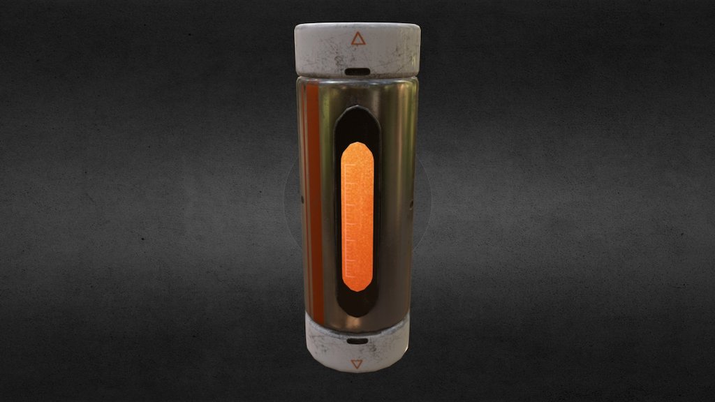 Sci Fi Fuel Cylinder - 3D model by colelarsonart [5df10be] - Sketchfab