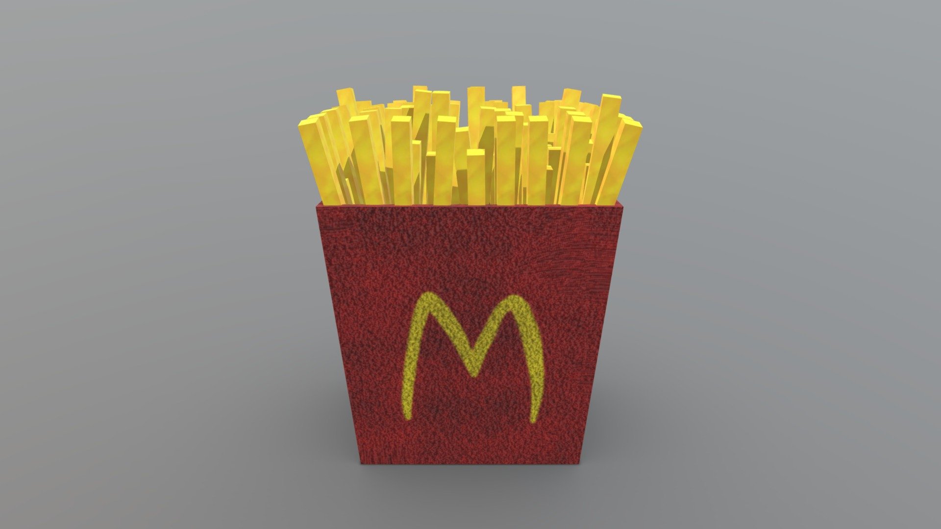 Fries - Download Free 3D model by AarTDS (@Aaron_Bonello) [5df21a0 ...