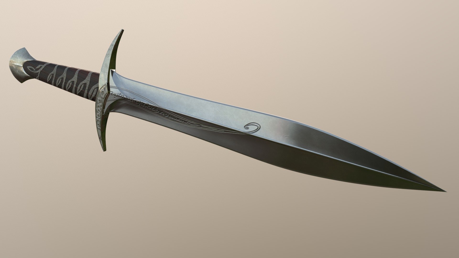 Sting_ the Sword of Frodo Baggins - 3D model by alecknott1 [5df369d ...