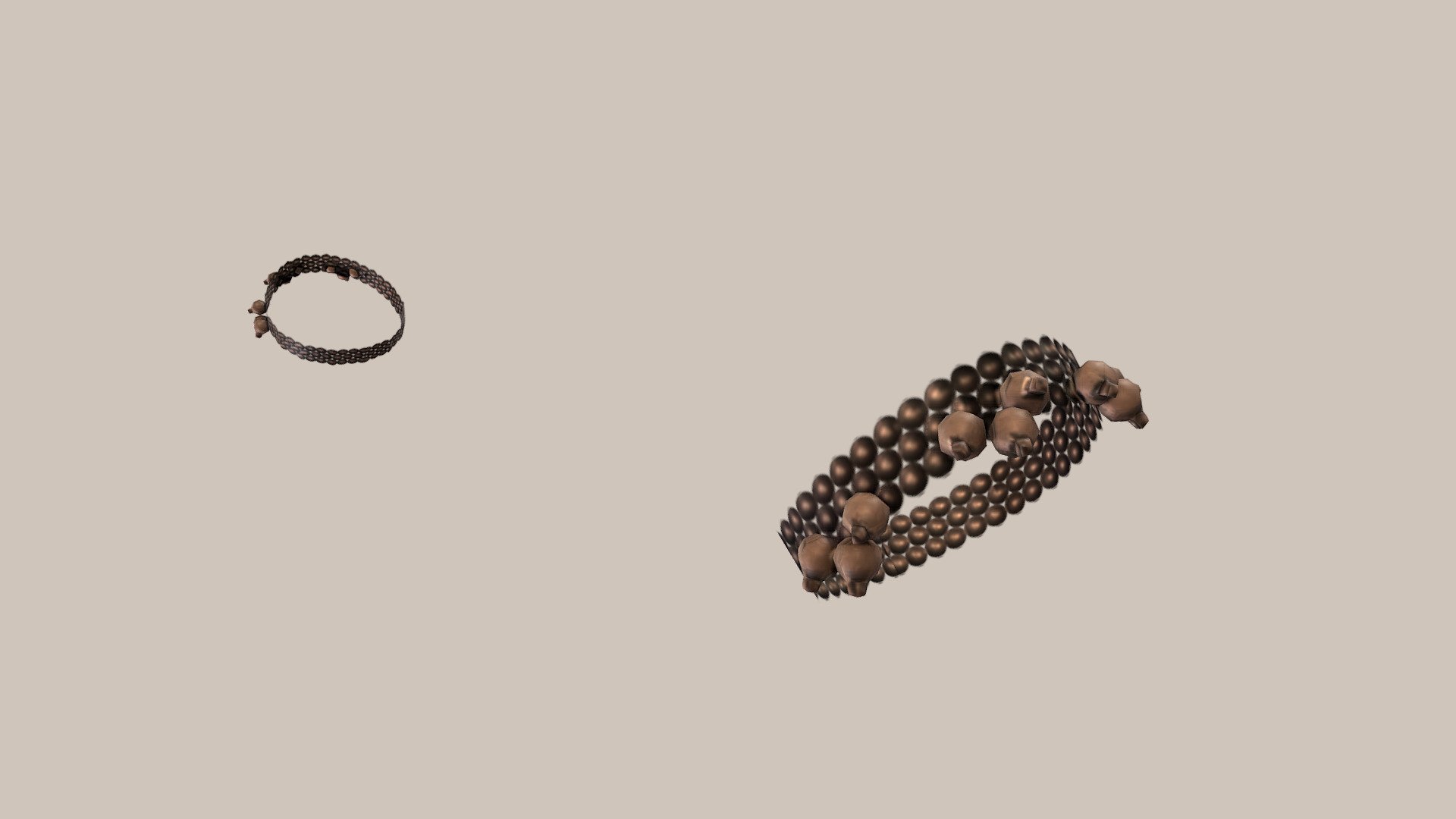 Bohemian Style Armbands Bicep Bracelets - 3D model by 3dia [5df4bbc ...