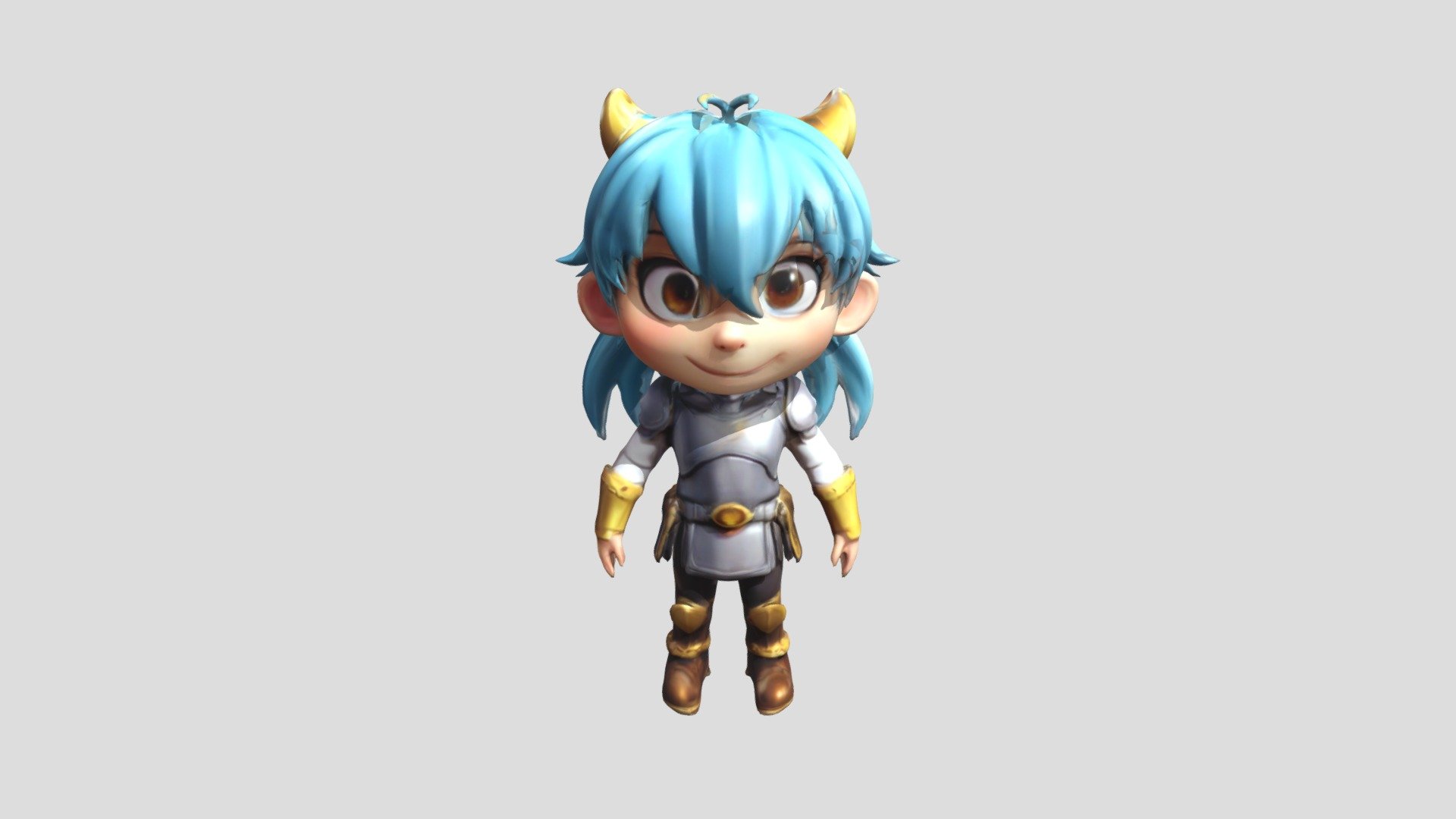 chibi knight - 3D model by XxKilla_BarbiexX (@77injesusname77) [5df8a6e ...