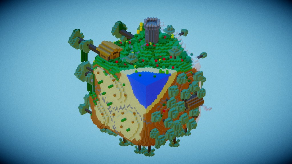 Cube Block - 3D model by Sphax [5dfbe97] - Sketchfab