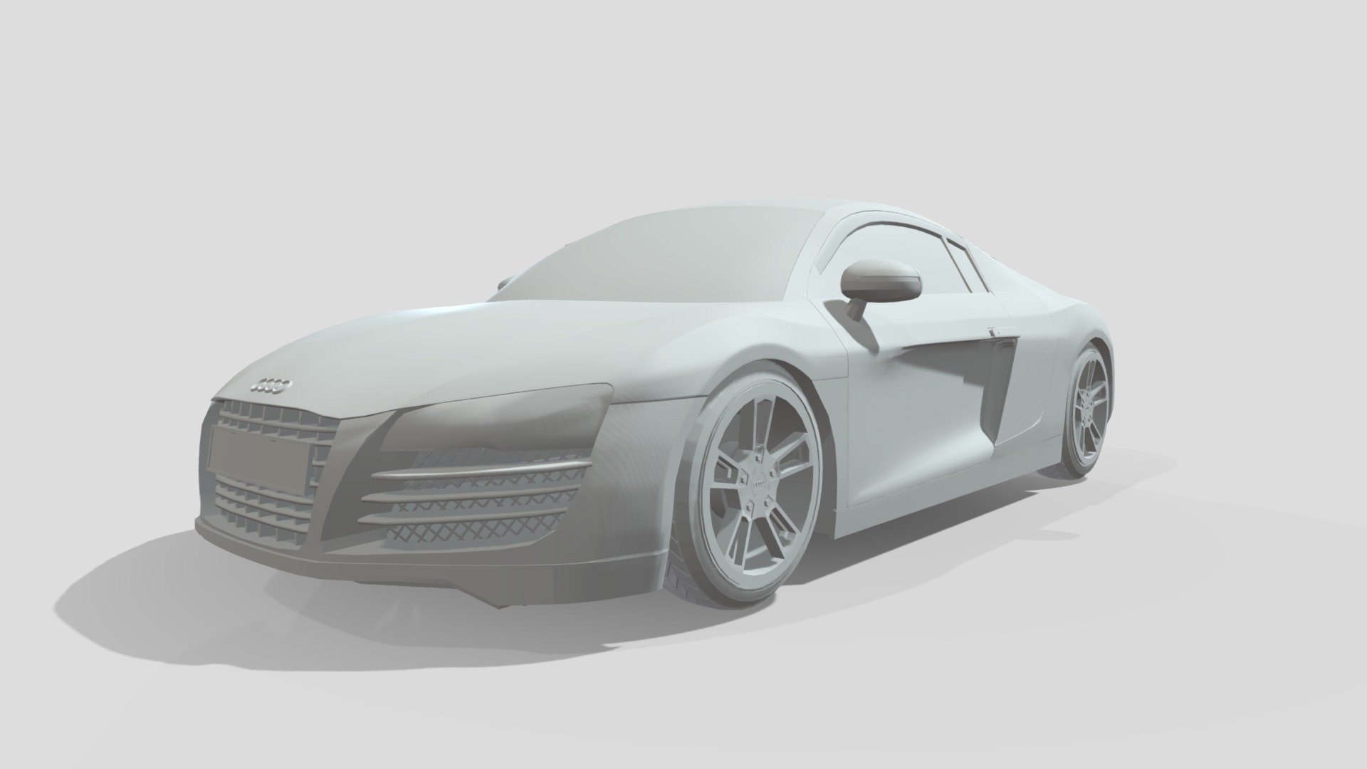 Audi R8 - 3D model by riddhi.khairnar1009 [5dfcca9] - Sketchfab