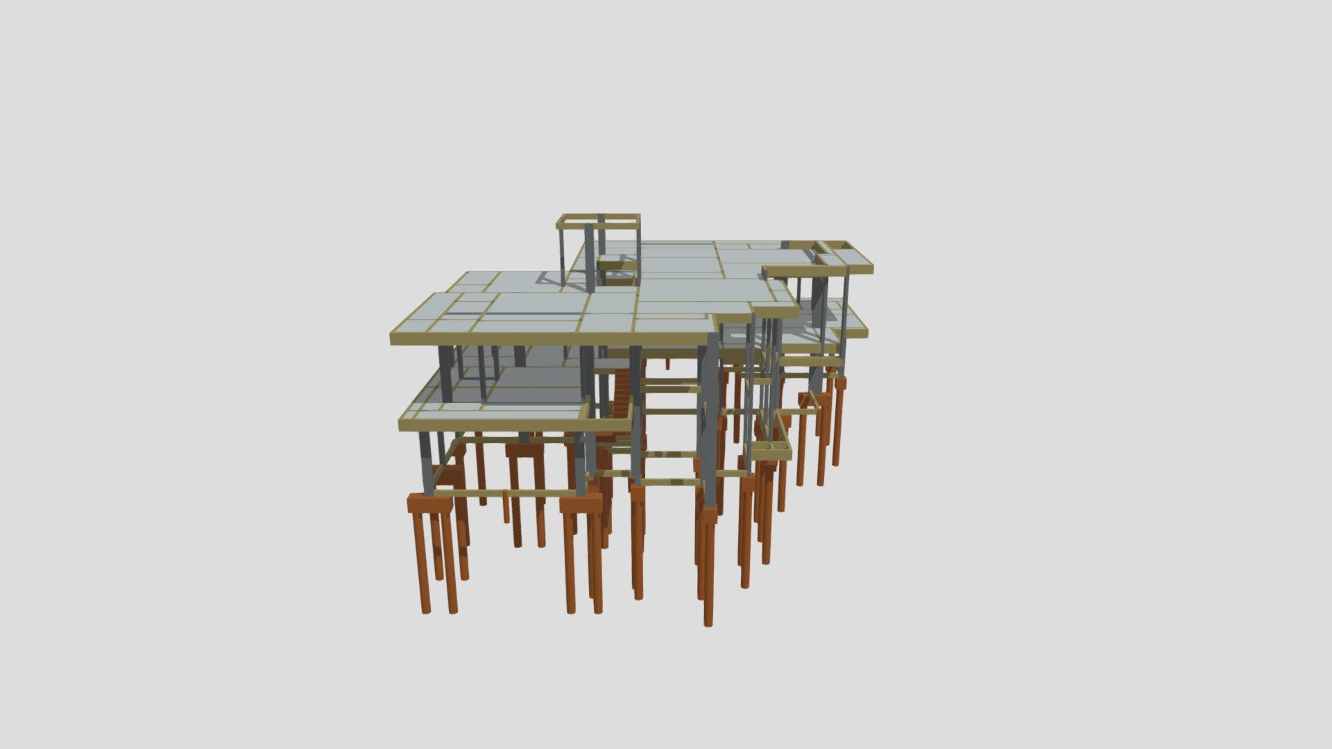 Projeto Estrutural Tony Chang - 3D model by Natanael Carbolin ...