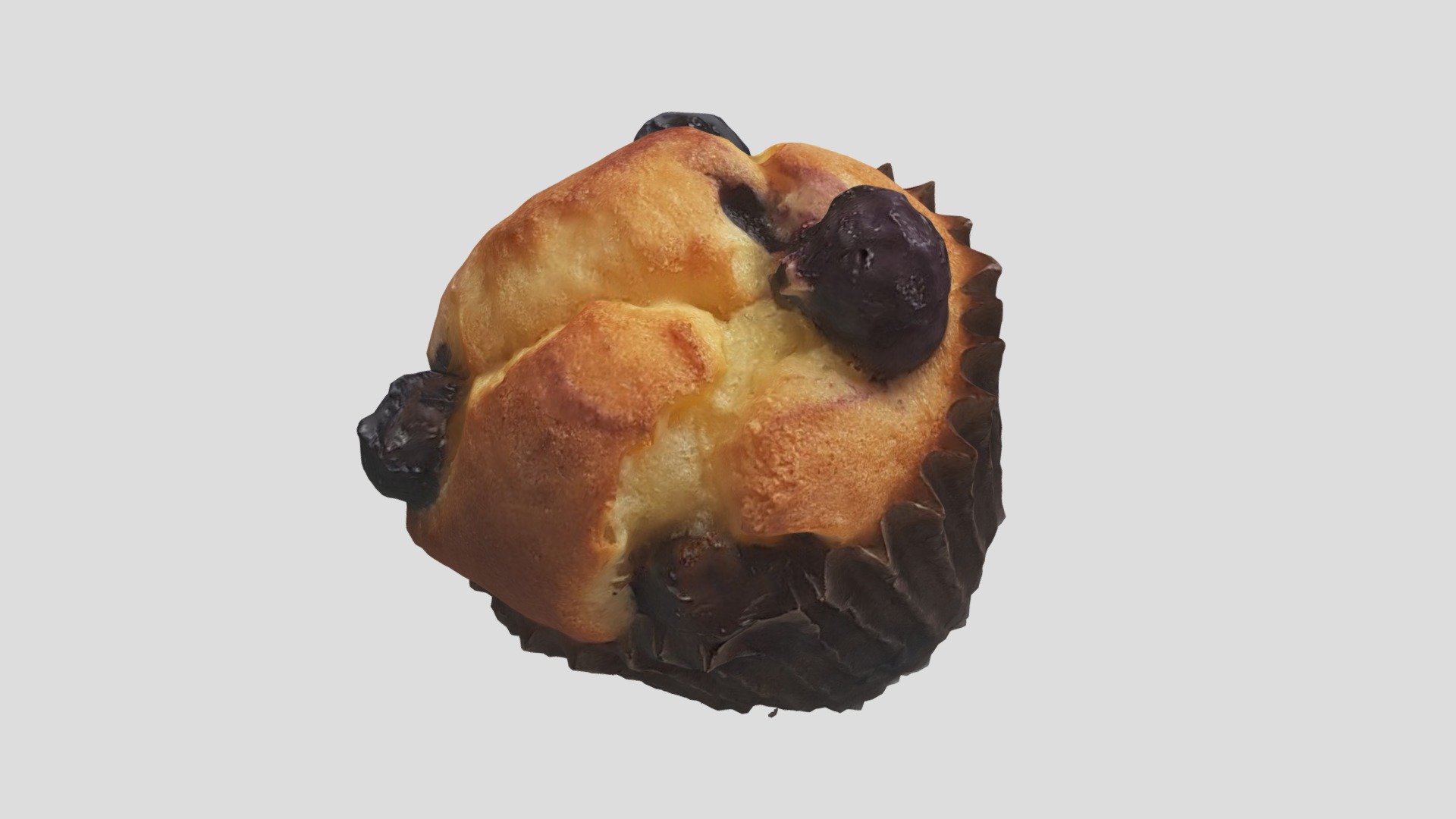 Blueberry Muffin - Download Free 3D model by YJ Kim (@yjaverykim21 ...