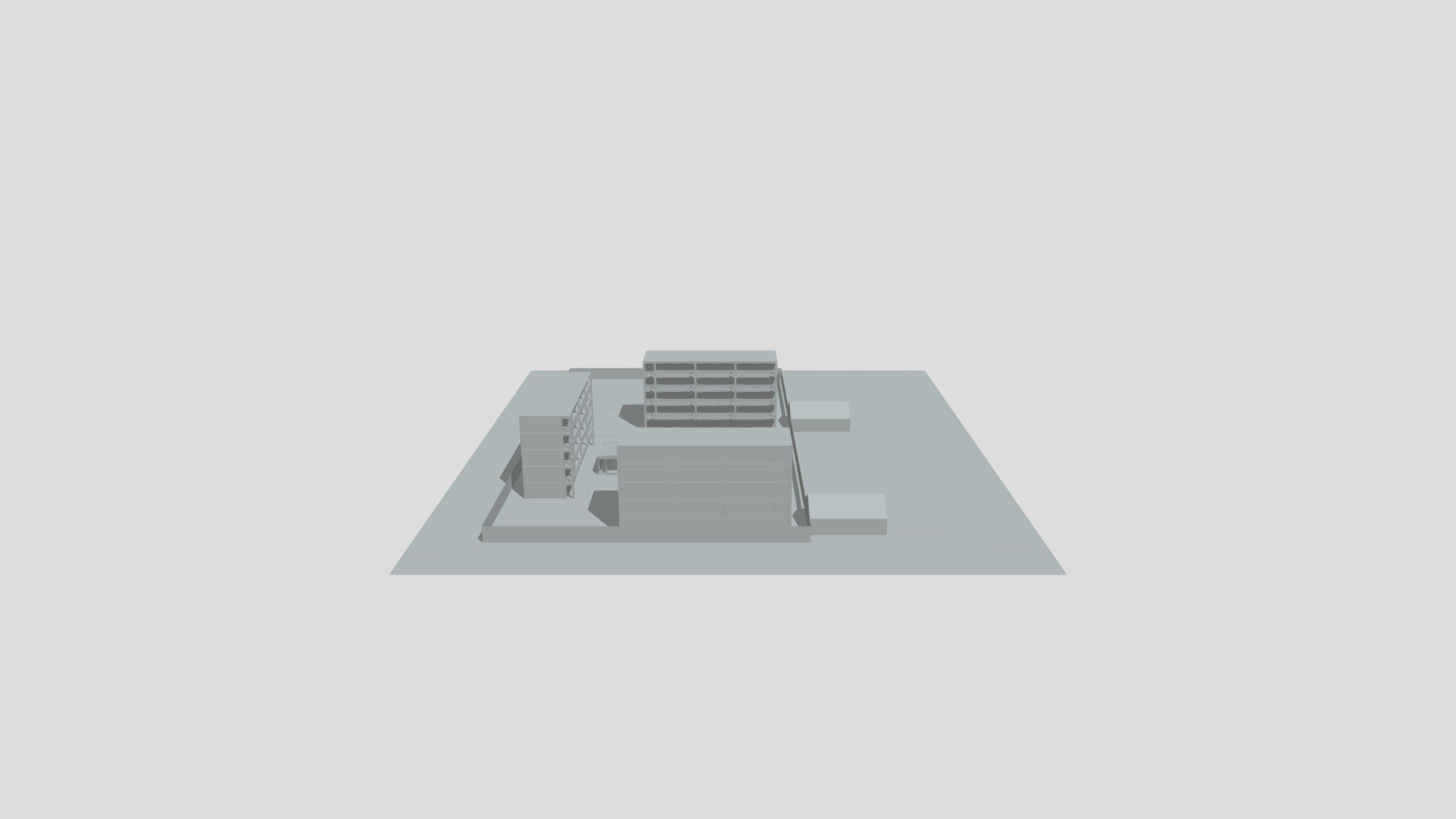 stage outside building glb - 3D model by RhaeL [5e00d20] - Sketchfab