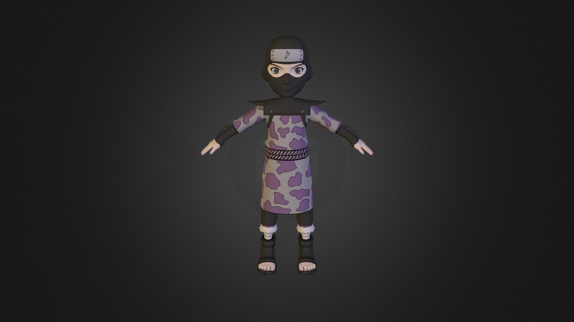 Oto Anbu Level 2 - 3D model by troyelite [5e02901] - Sketchfab
