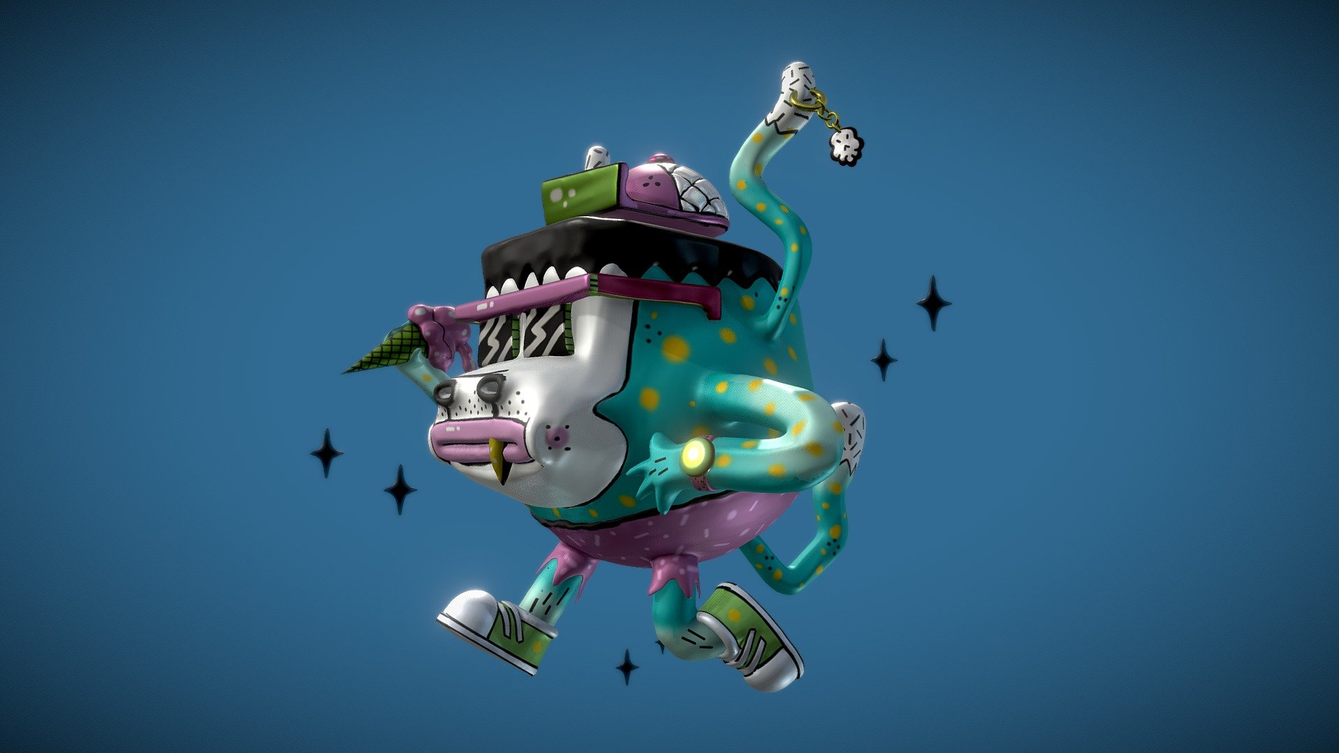 Frenemy - 3D model by IZ (@iz_graphics) [5e04916] - Sketchfab
